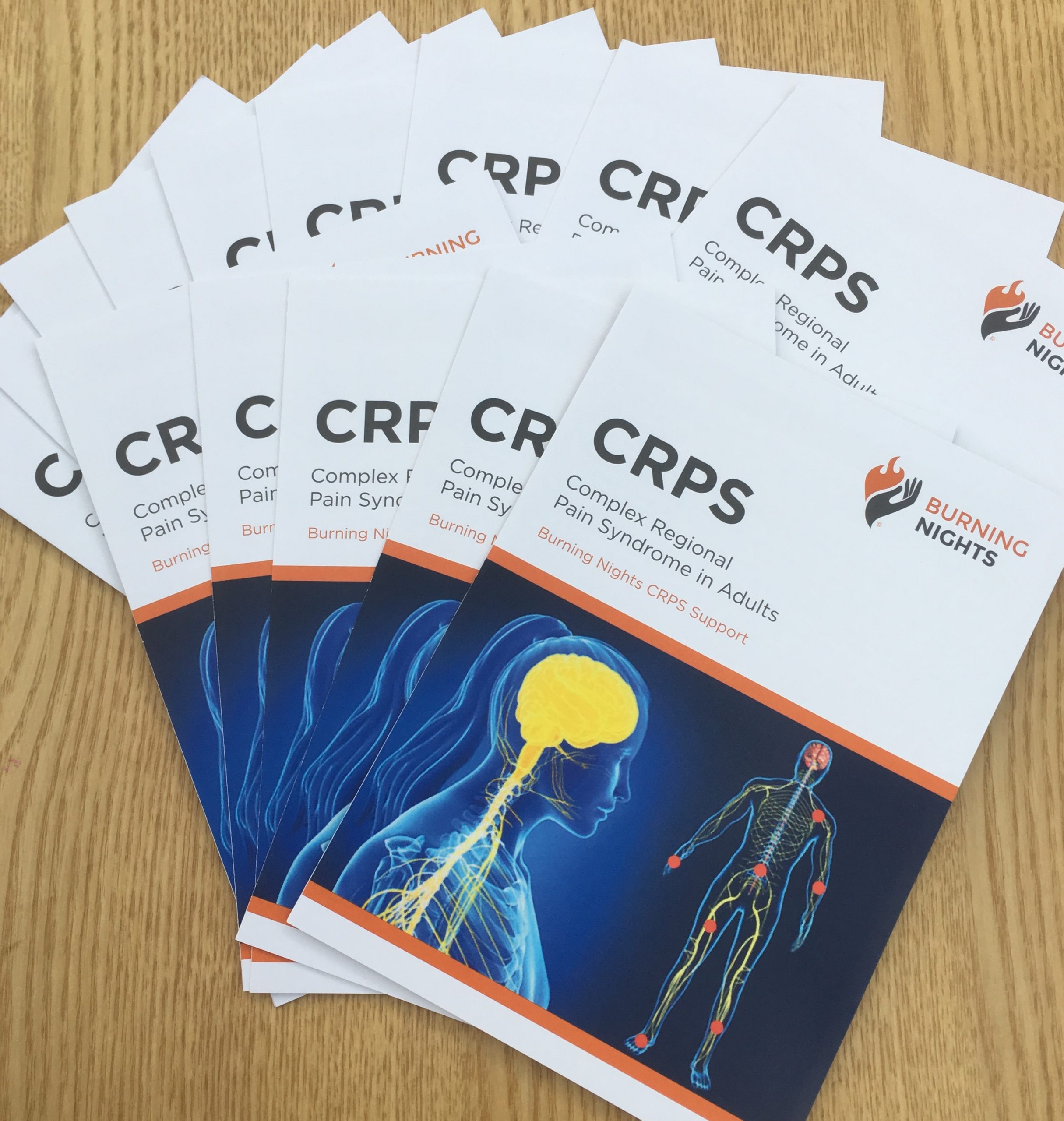 Adult CRPS Information Leaflet | Shop CRPS Awareness Products | Burning ...