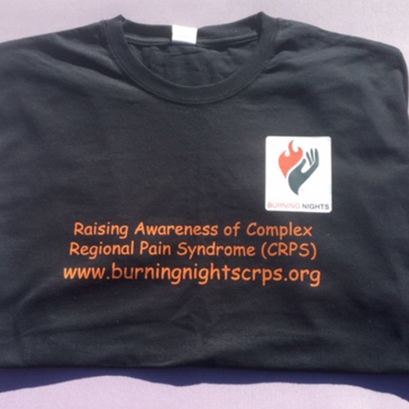 Burning Nights CRPS Support T-Shirt | Shop CRPS Awareness Products ...