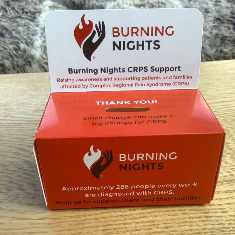 Home Collection Box | Shop CRPS Awareness Products | Burning Nights ...