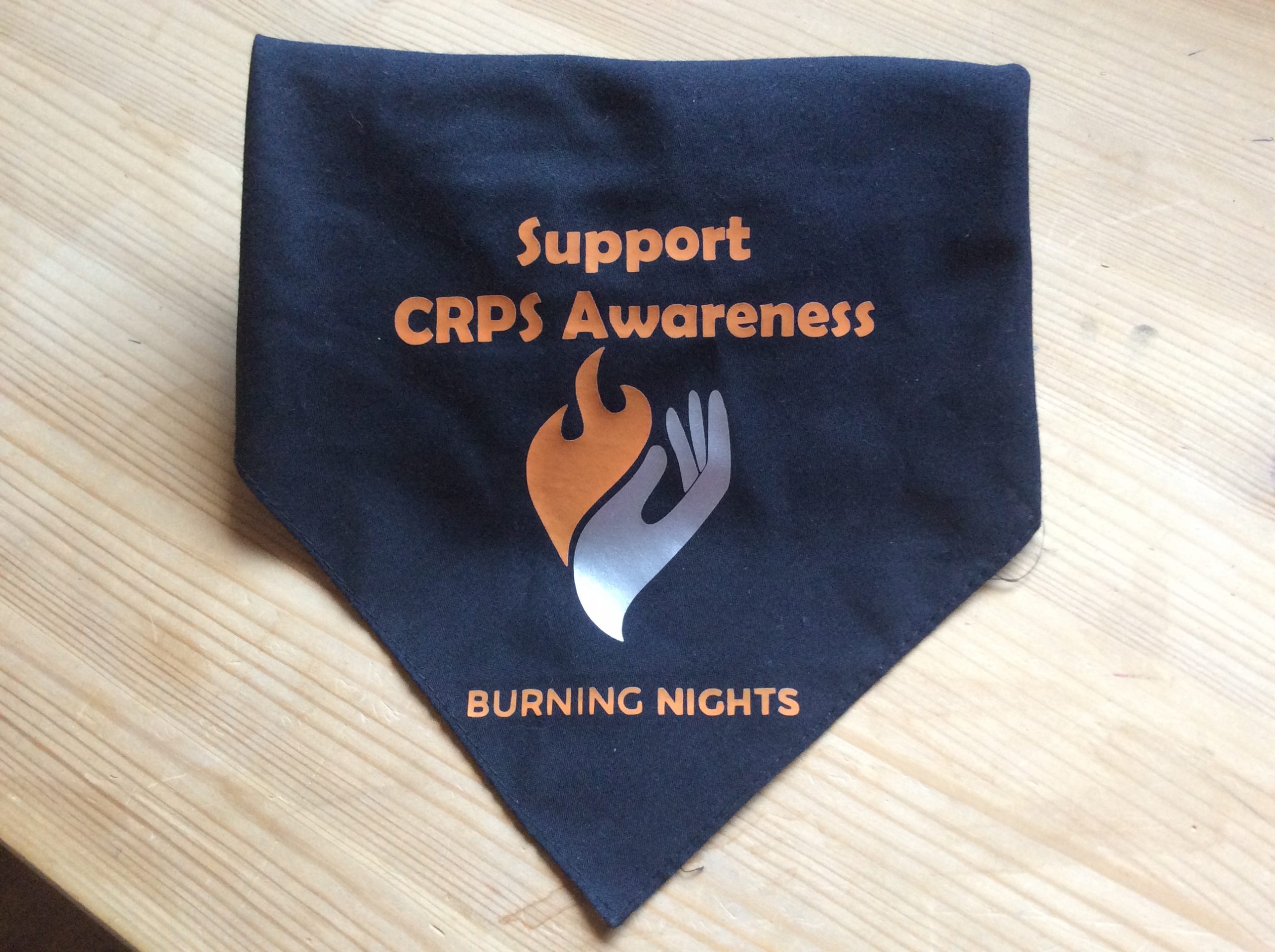 Pet Bandana | Shop CRPS Awareness Products | Burning Nights CRPS Support